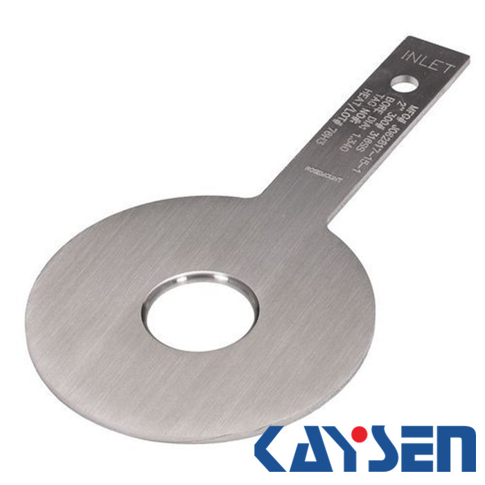 ASME Paddle type Orifice Plate and Plate Sealing Series - KAYSEN STEEL ...