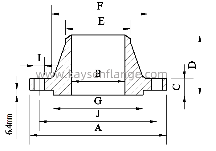 ASME B16.5 Weld Neck Flange Class 1500, weld neck flanges supplier ...